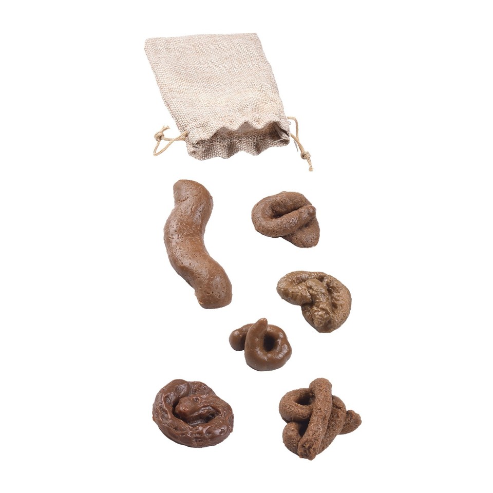 Brand New Realistic Poop Fake Dog Poo Pranks Realistic Rubber Safe 6pcs ...