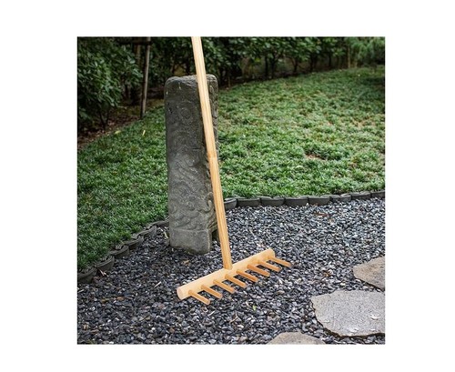 Full Size Zen Garden Rake, 48" Japanese Nature Wooden Rake for Outdoor ...