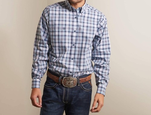 Ariat Pro Series Norbert Classic Fit Shirt Size M | eBay