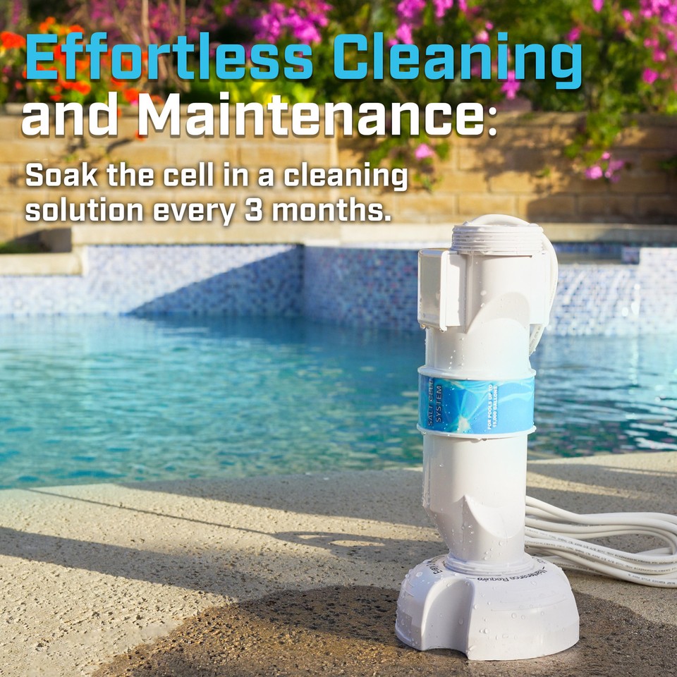 Cell Plate 9 Replacement Salt Cell Chlorinator up to 25K Gallons Pool w ...