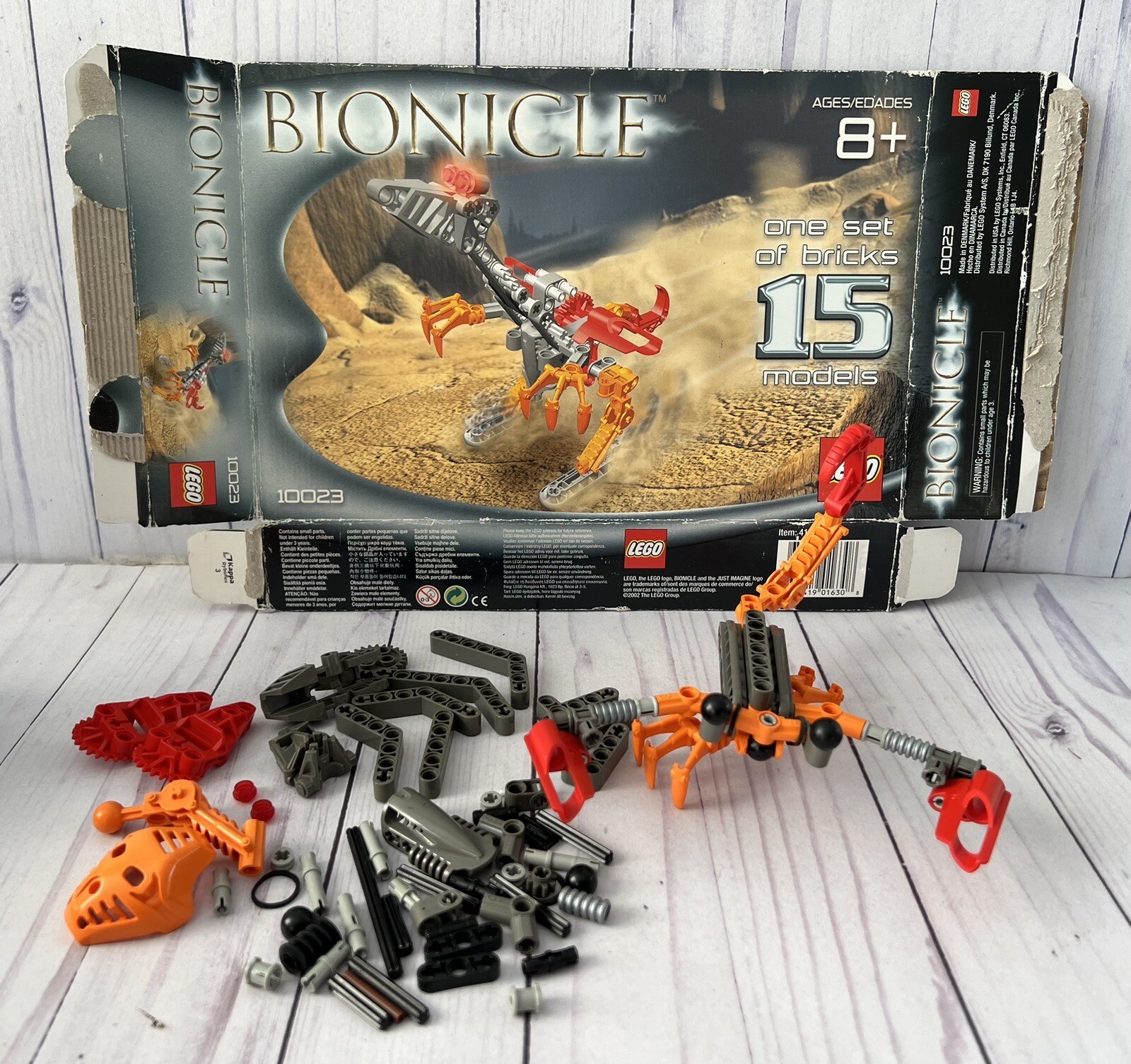 Lego #10023 ~ Bionicle Master Builder Set ~ Complete w/ Box ...