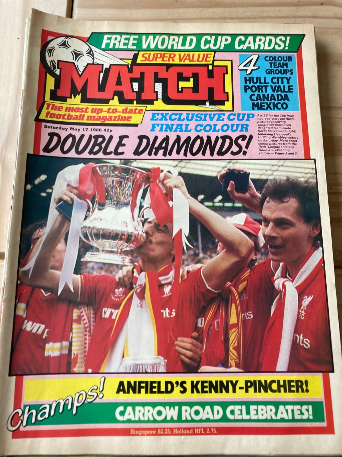 Match weekly football magazines 1980s 1990s including World Cup Euros ...