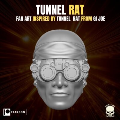 Tunnel Rat Explosives Expert v2 custom head for 4" 6" 7" 12" GI Joe ...