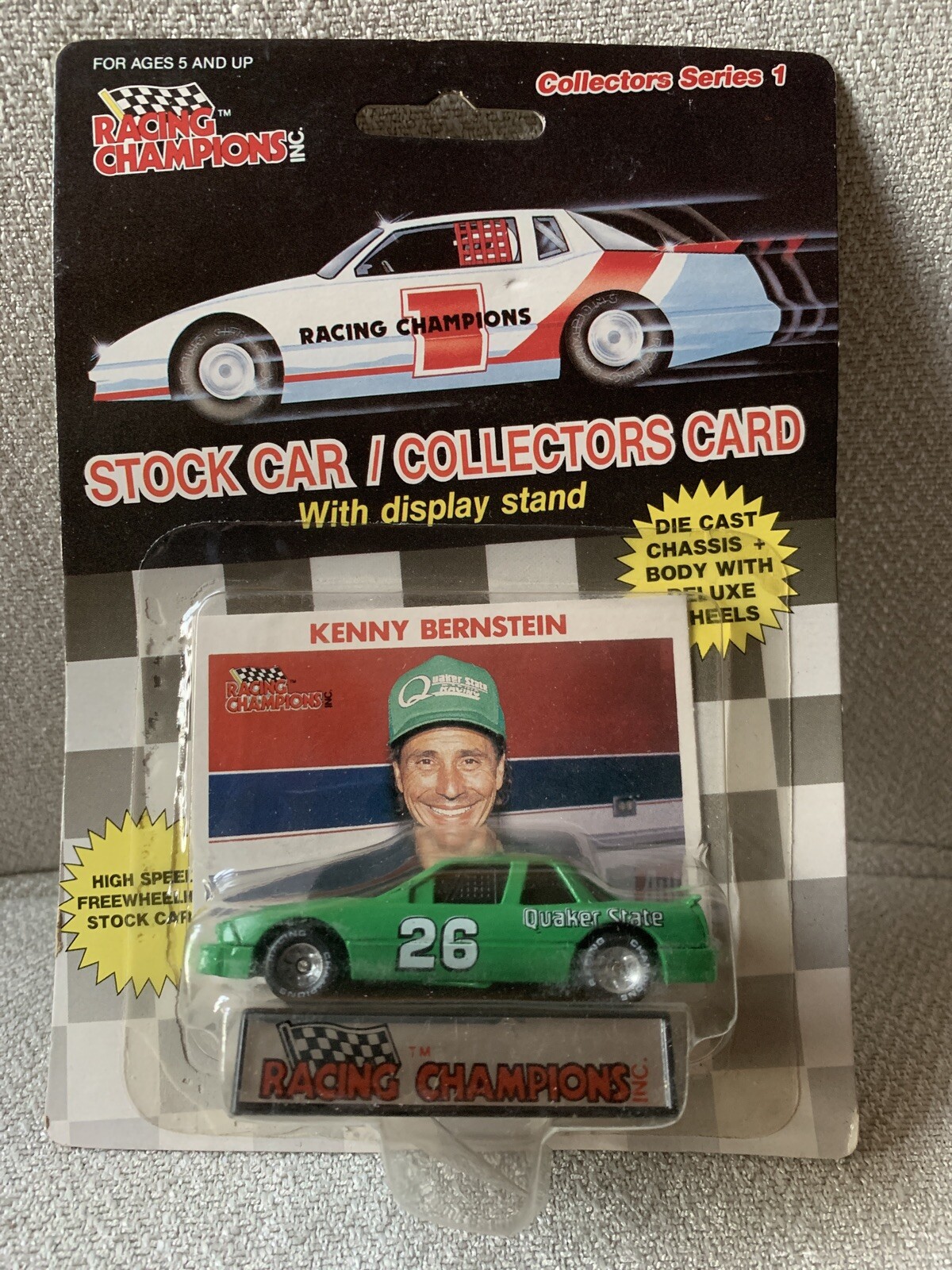 Racing Champions Stock Car Kenny Bernstein #26 Quaker State 1:64 ...