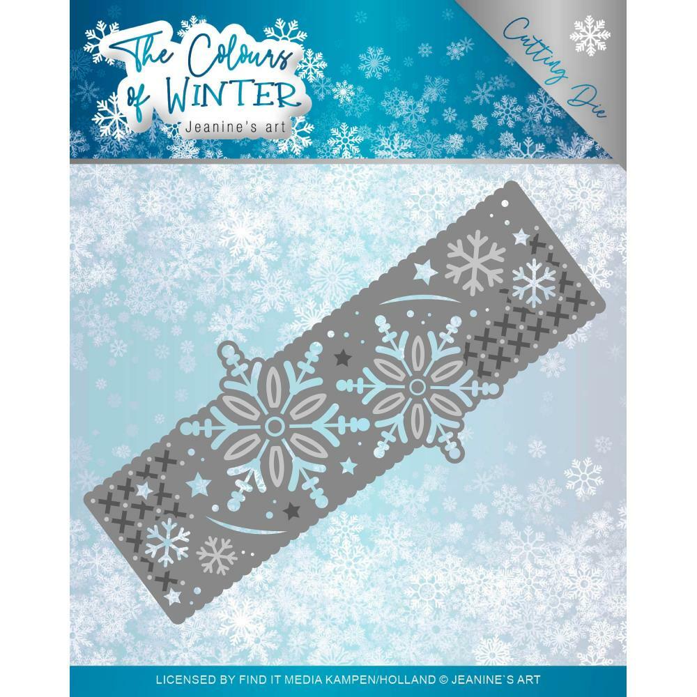 SNOWFLAKE BORDER THE COLORS OF WINTER Die Cutting Dies Jeanines Art ...