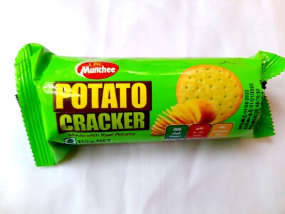 Manchee biscuits real potato cracker tasty 100% good tea time | eBay