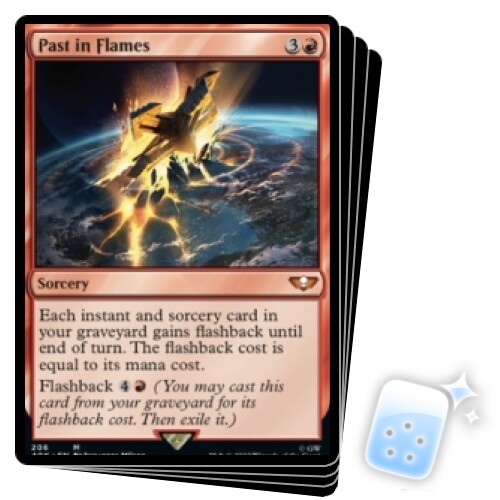 PAST IN FLAMES X4 Warhammer 40,000 Magic MTG MINT CARD | eBay