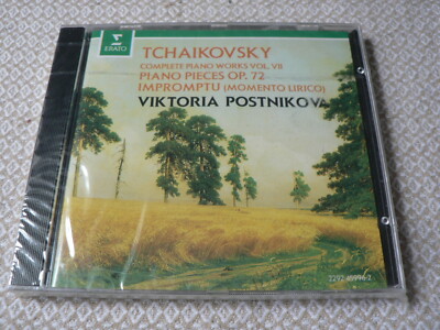 Postnikova - Tchaikovsky : Complete Piano Works Vol. VII - CD Erato NEW ...