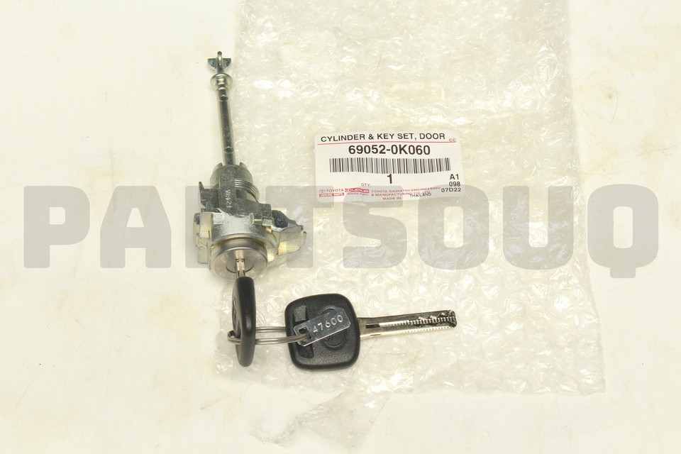 690520K060 Genuine Toyota CYLINDER & KEY SET 69052-0K060 | eBay