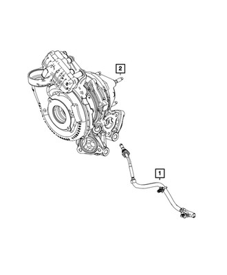 Genuine Mopar Exhaust Temperature Sensor 68490115AA | eBay
