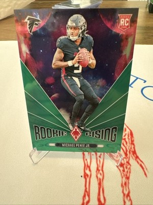 Michael Penix Jr Green /25 Rookie Rising 2024 NFL Pheonix Panini 🔥 | eBay