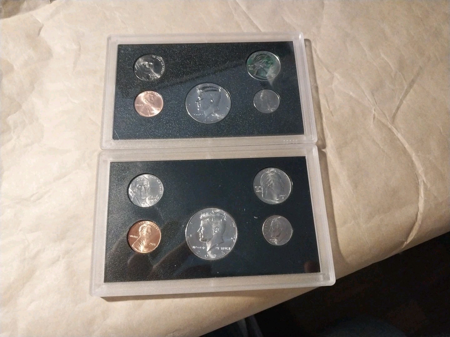 10 PCS.OF 2025 MINT SET COINS P AND D .IN EX PROOF SET HOLDERS | eBay