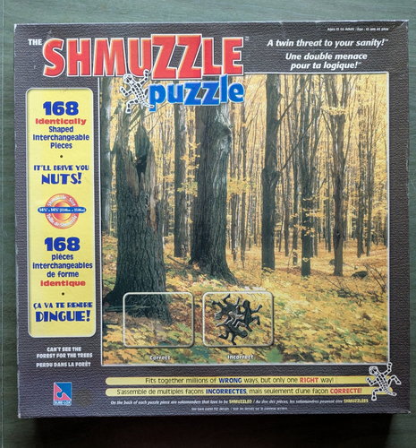 Vintage Shmuzzle Puzzle #74400-9 CAN'T SEE THE FOREST FOR THE TREES ...
