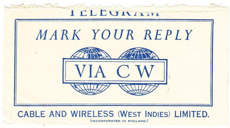Bermuda SG#137(single frank)-ILLUSTRATED TELEGRAM ENVELOPE-HAMILTON 3 ...