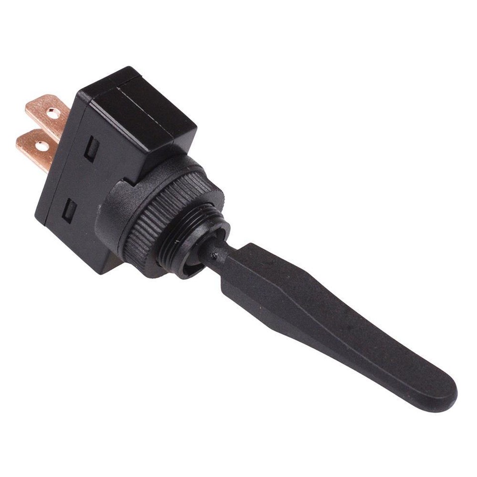 Long Paddle On-Off Black Toggle Switch SPST 20A 12V | eBay