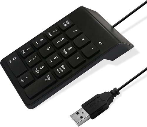 Numeric Keypad for laptop,10 Key Usb Keypad, Numerical USB 652507158908 ...