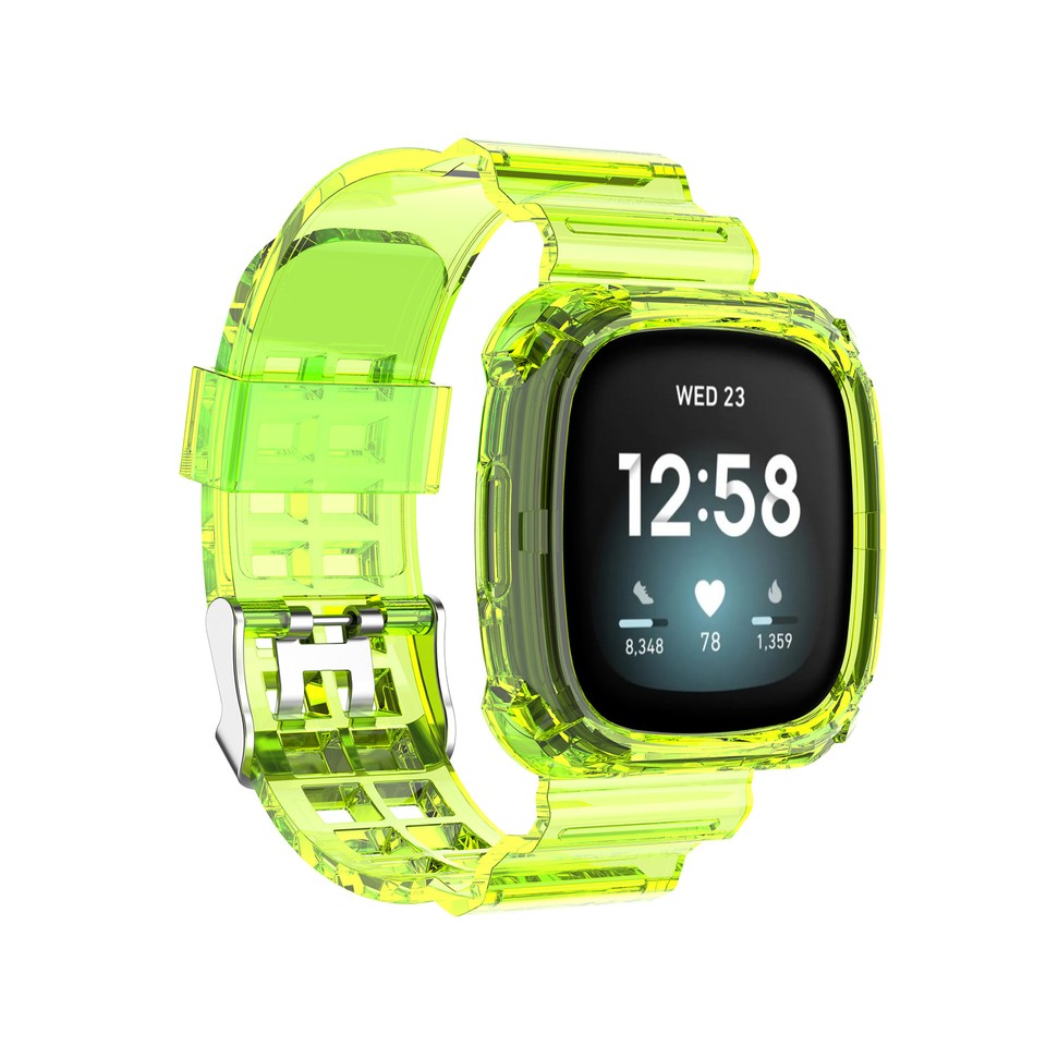 For Fitbit Versa 3 4 / Sense 2 / 1 TPU Strap Wristband Replacement ...