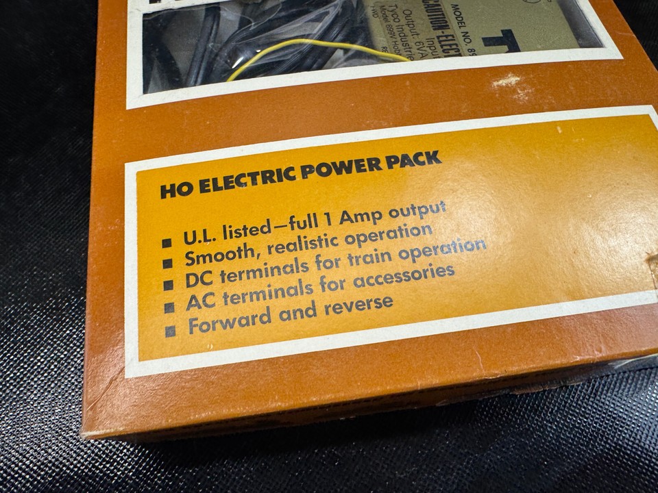 TYCO HO Train 1 Amp Electric Power Pack in box Untested | eBay