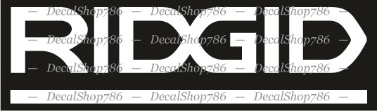 RIDGID Tools - Cars/SUV/Truck/Toolbox Vinyl Die-Cut Peel N' Stick Decal ...