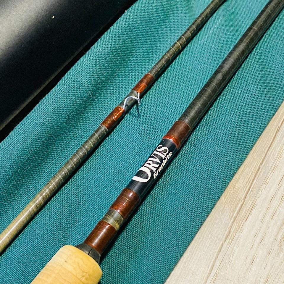 ORVIS Graphite Limestone 8’6” 6wt Fly rod w/Tube Case Sock | eBay
