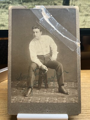 Stage & Silent Film Actor BIGELOW COOPER Cabinet Card as Jack Biddle Cir 1903 | eBay