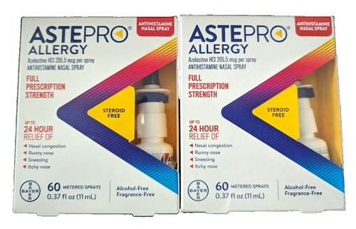 ASTEPRO Allergy Antihistamine Nasal 120 Spray 24HR Relief 205.5 mcg Exp ...