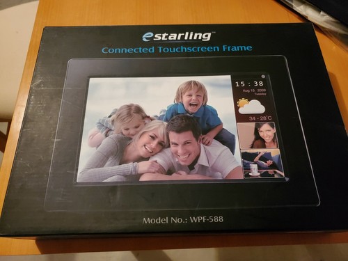 ESTARLING NEW Touchscreen Rotating Picture Frame Model No. WPF-588 Pic ...