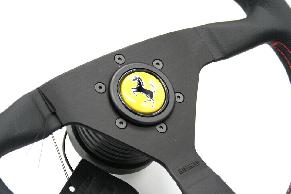 Ferrari F348 89-94 MOMO Montecarlo Leather 350mm Steering Wheel ...