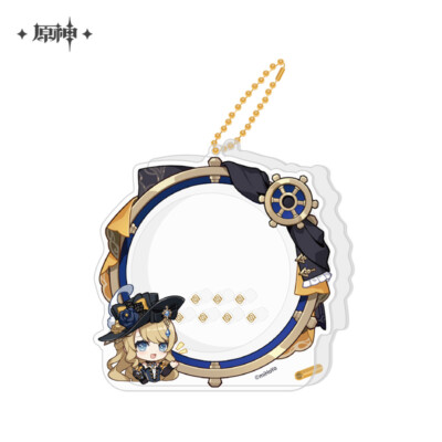 miHoYo Genshin Impact Navia Keychain Badge Cover Official Acrylic ...