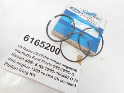 Set X 4 Pistons X Elastic Bands Engine Segments Diver Ford Fiesta 88-95 ...