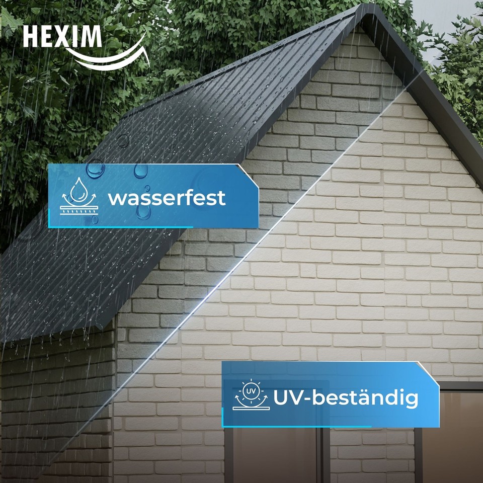 HEXIM Fassadenpaneele Wandverkleidung Steinoptik 3D Wandpaneele Innen ...