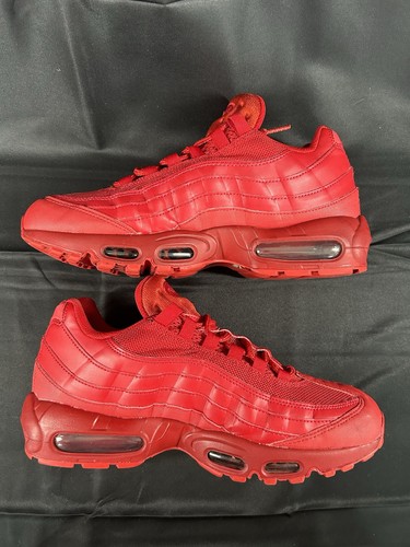 Size 9.5 - Nike Air Max 95 Triple Red SHOES CQ9969-600 USED WITH REP ...