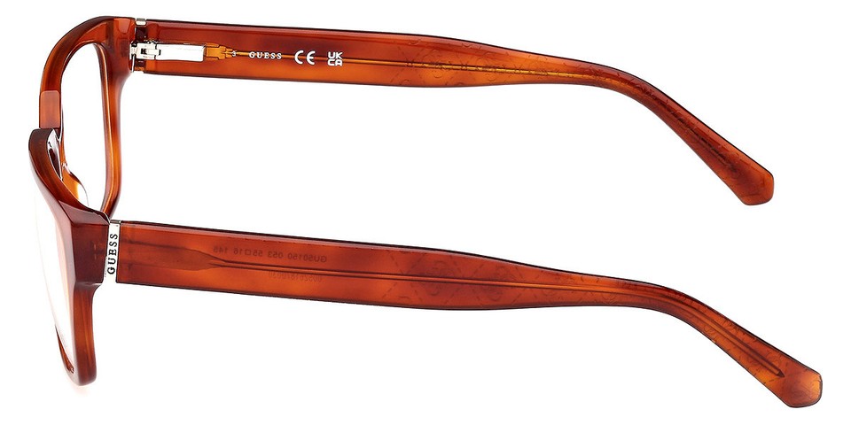 Guess GU50150 Eyeglasses Men Blonde Havana 55mm New 100% Authentic | eBay