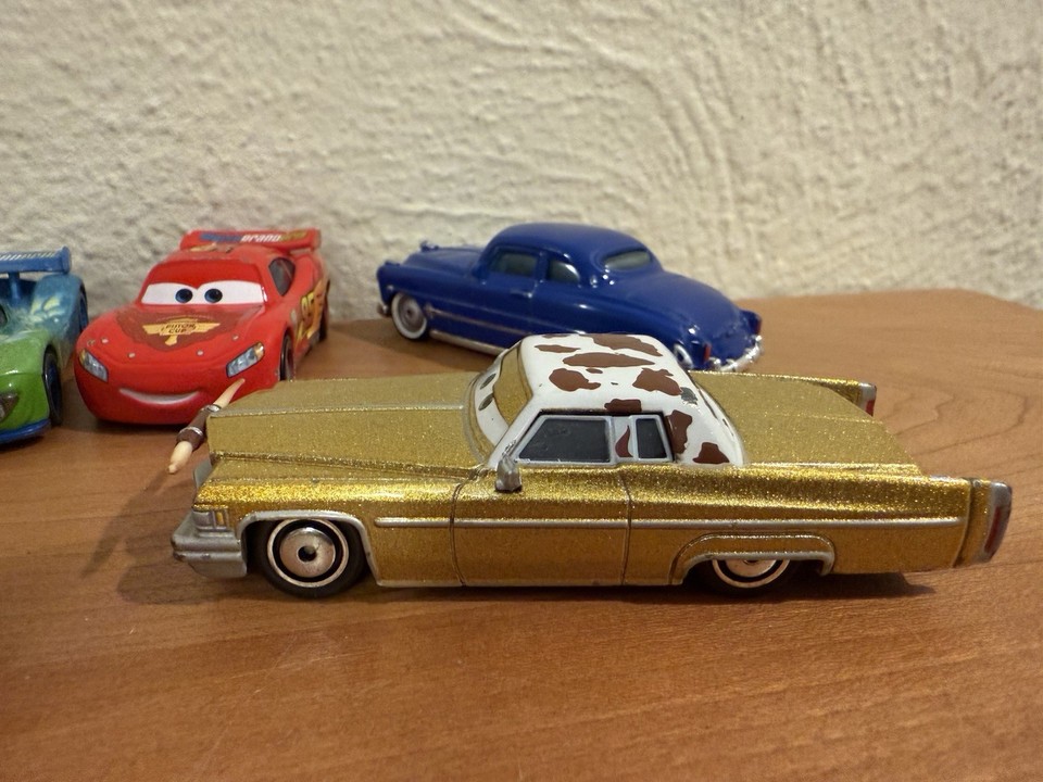 Disney Pixar Cars Racers 7 Lot Diecast Cars Carla, Lightning, Tex ...