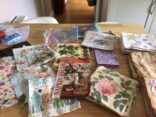Lots Of Napkins For Decoupage | eBay UK