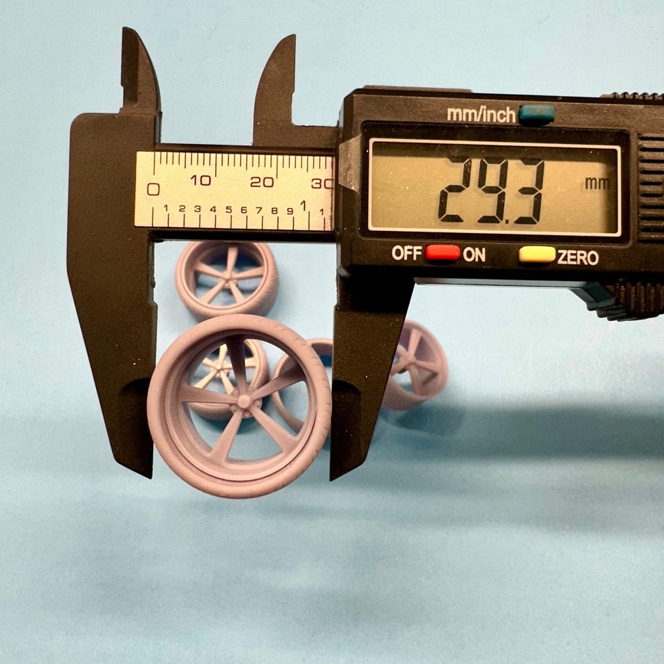 3 Intro Rally Custom Wheels and Tires Set 1/24 1/25 | eBay