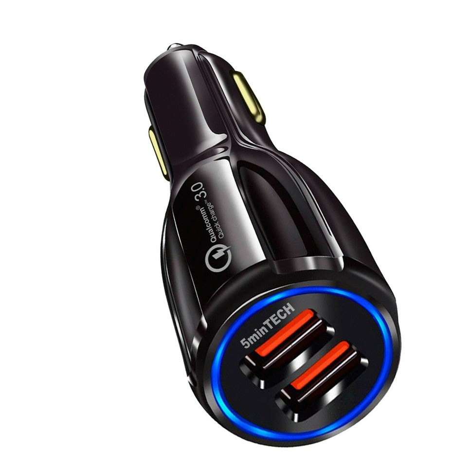 USB Fast Quick CAR Charger Adapter (16W / 5,9,12V / 3.1A) for Android ...