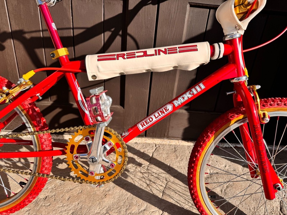 1984 Old School Vintage Redline MX III BMX Bicycle w/Custom Paint Job ...