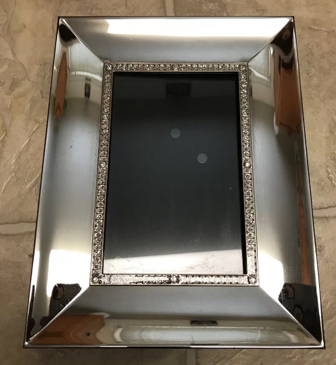 Things Remembered Picture Frame Silver W/ Swaroyski Crystal Ready To Be ...
