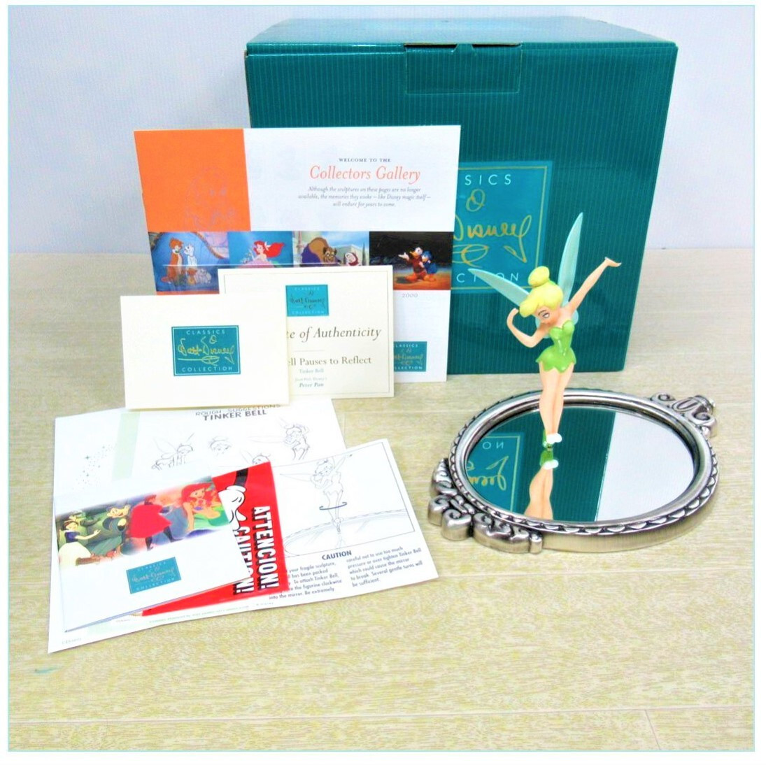 Disney WDCC Peter Pan Tinker Bell Pauses to Reflect Figurine | eBay