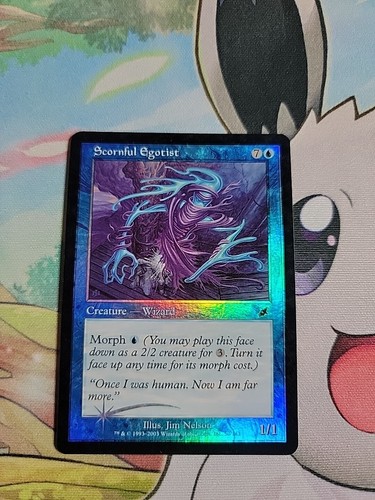 Scornful Egotist FOIL Scourge NM Blue Common MAGIC THE GATHERING CARD ...