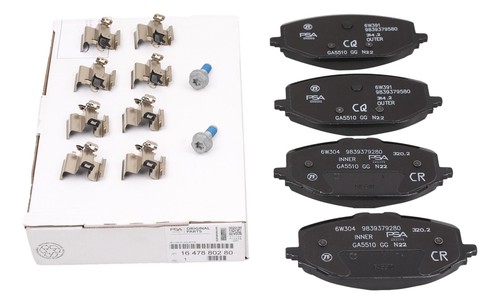 Plaquettes de Frein Avant Peugeot Partner III 508 II 1647880280 | eBay