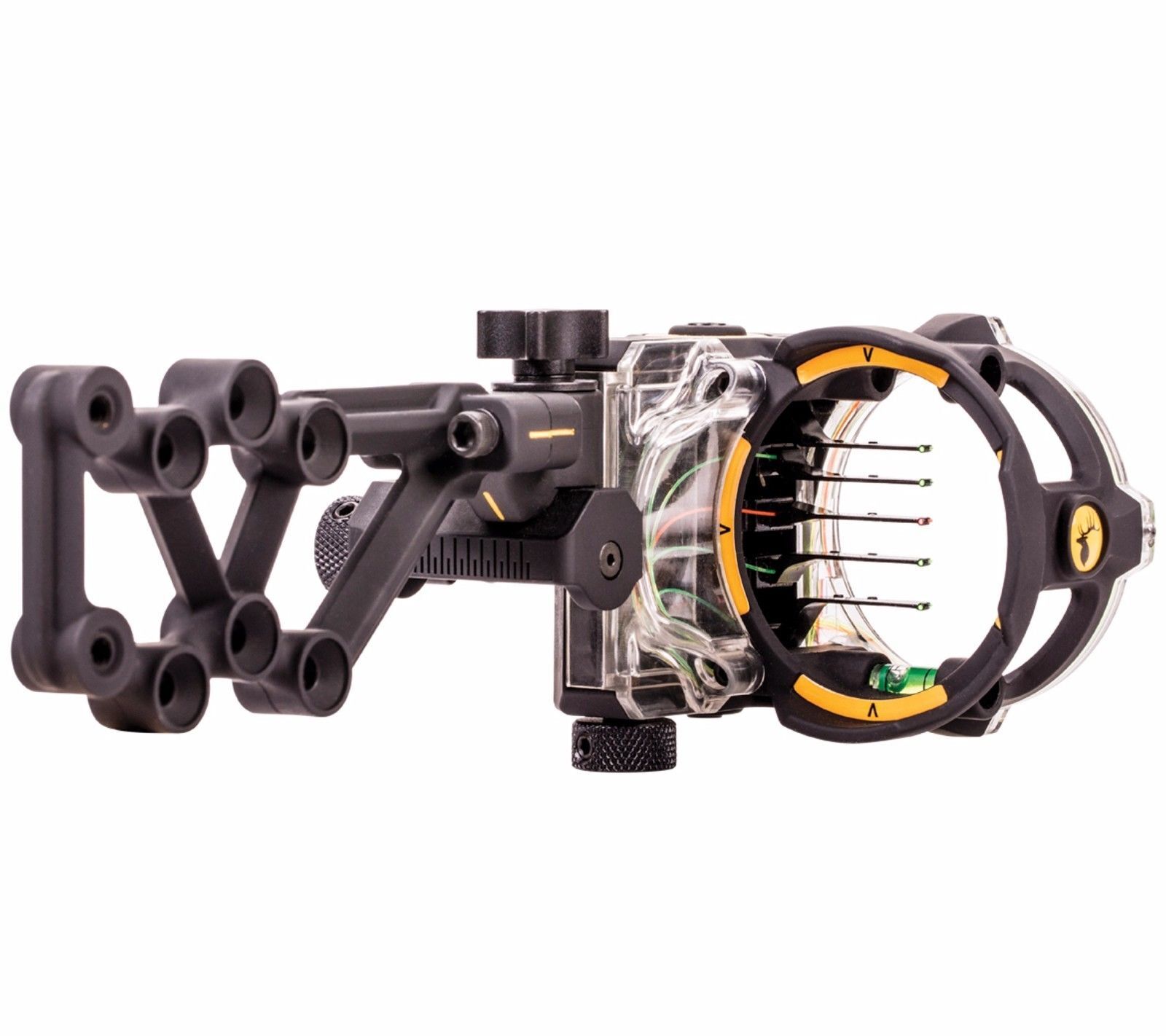 Trophy Ridge React H5 5-Pin .019 Fiber Left Hand Black Archery Bow ...