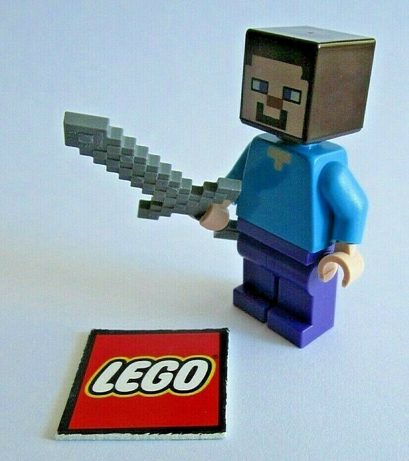Lego Minecraft Movie - Choose Minifigure Steve, Zombie, Enderman ...