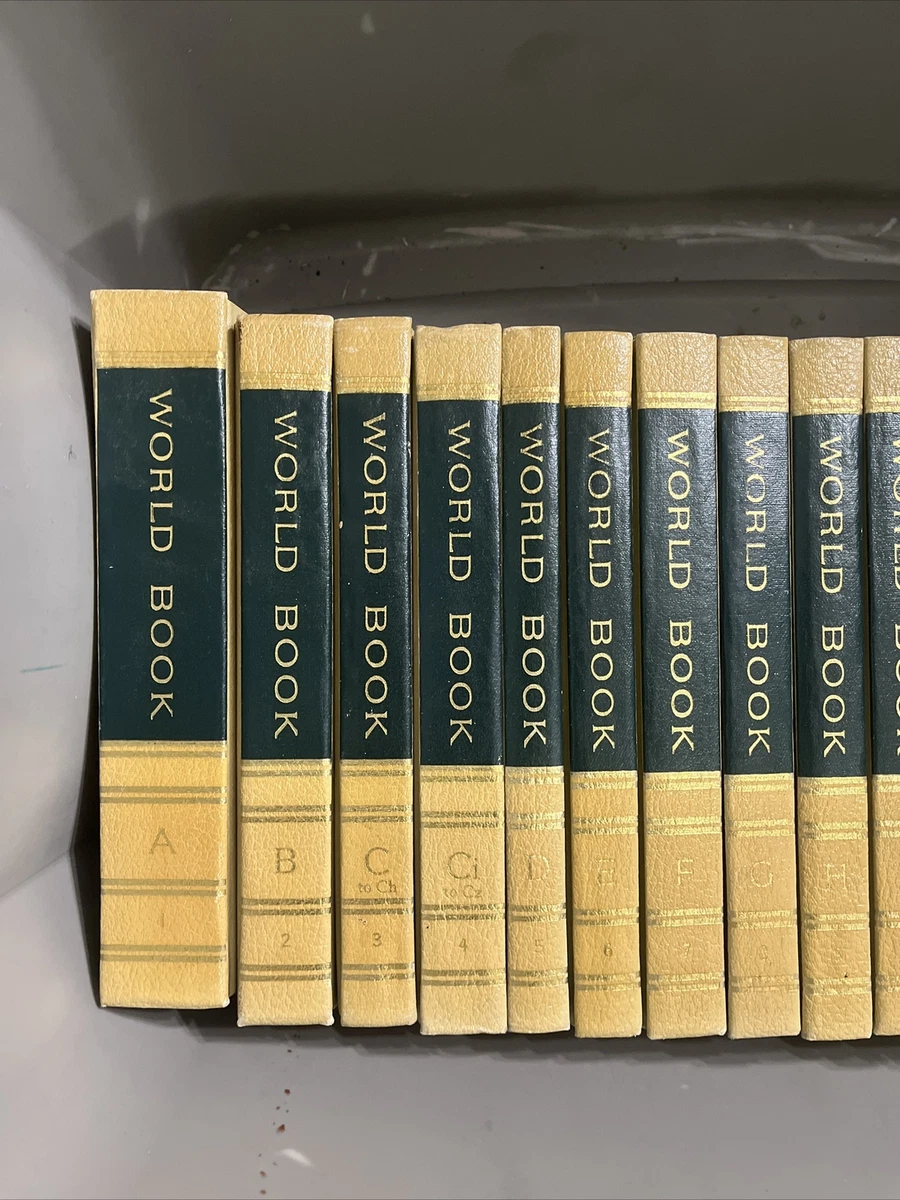 1962 WORLD BOOK Encyclopedia Complete Set Dictionaries, 50% OFF