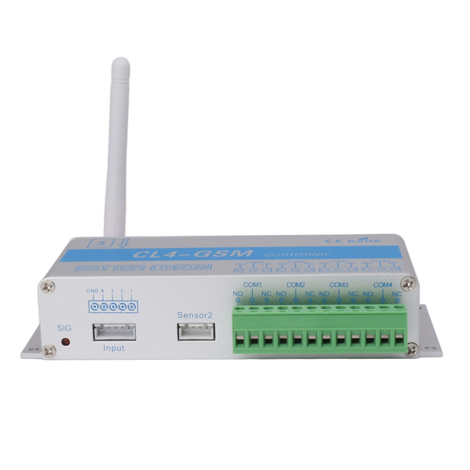 SMS GSM Gate Opener IP30 Protection Aluminum Remote Control Relay ...