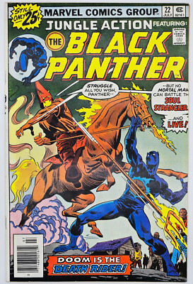 Jungle Action -Black Panther #22 1976 8.0/VF BPanth vs. Soul Strangler ...