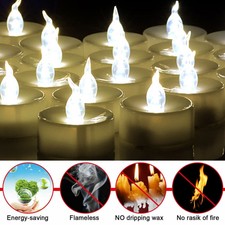 100 Count White Tea Lights Candles by Amari for sale online | eBay