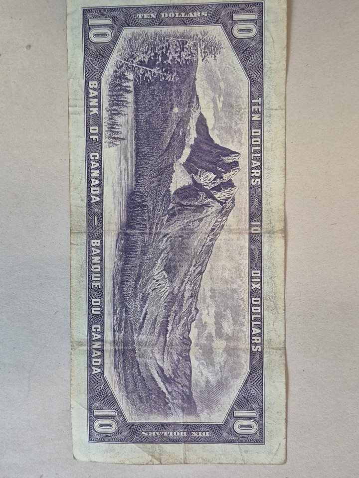 1954 Canada $10 Devils Face Banknote, -4852 | eBay