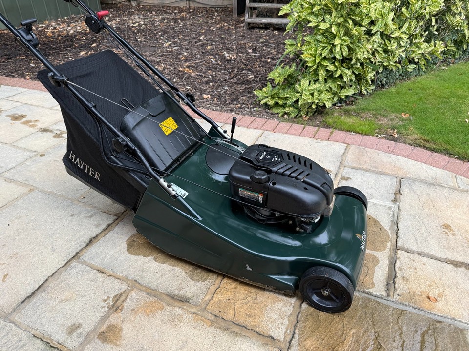 Hayter Harrier 56 Self Propelled Rotary Lawn Mower, Electric Start ...
